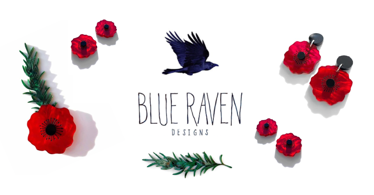 Blue Raven Designs | Acrylic Jewellery | Australian Designed and Made